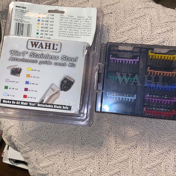Wahl | Grooming | Wahl 5in Stainless Steel Attachment Guide Comb Kit ...